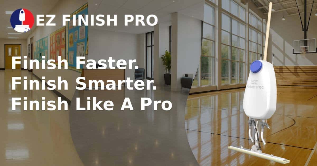 EZ Finish Pro - Floor Finish Applicator for Pros | Basketball Courts ...